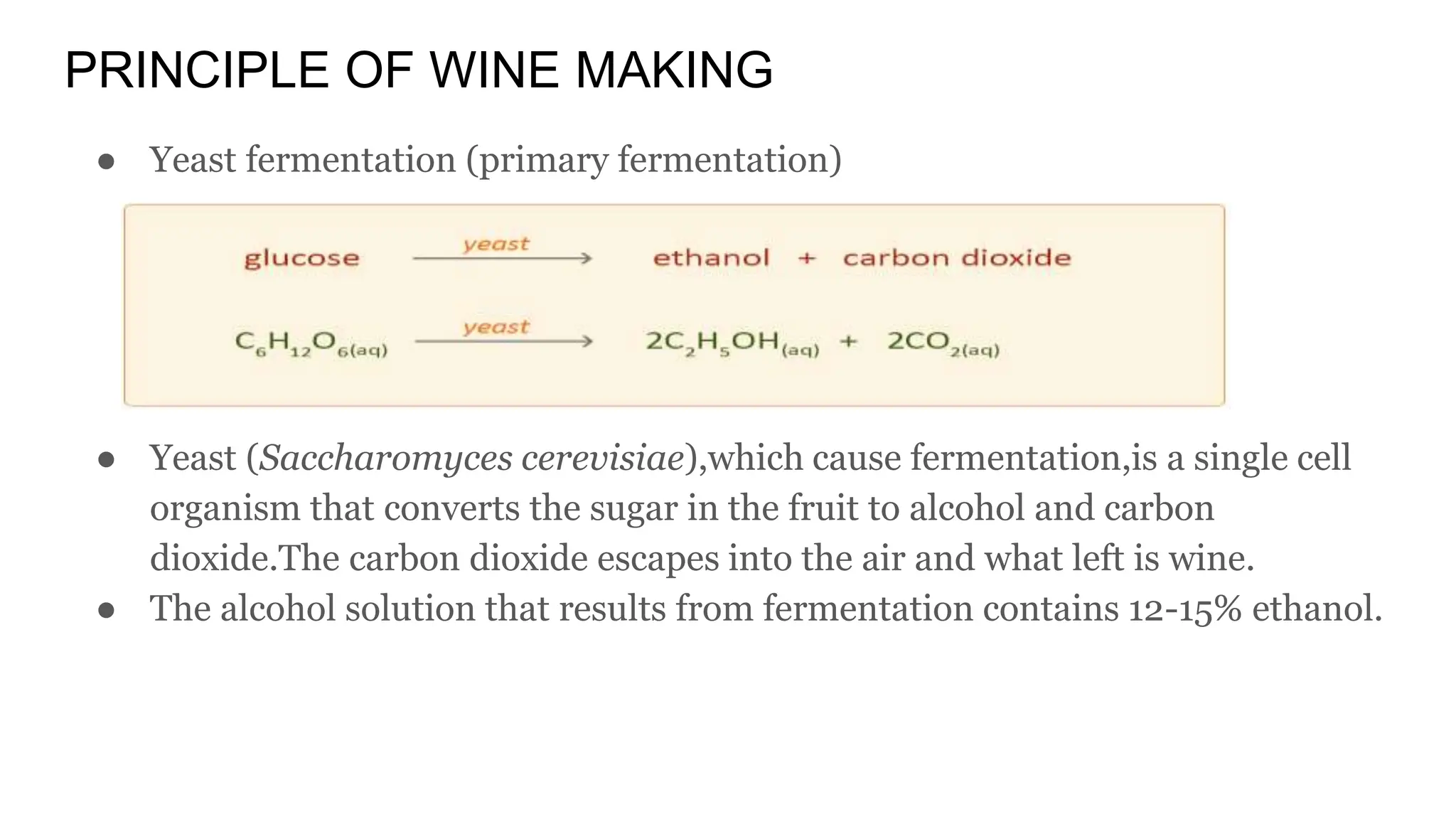 Industrial production of wine(about the various stages) | PPTX