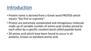 Protein classification function important | PPTX