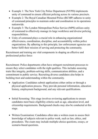 Powers and authorities of police. Docx.. | PDF