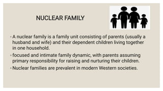 Family, types of family, nuclear family etc | PDF | Genealogy and ...