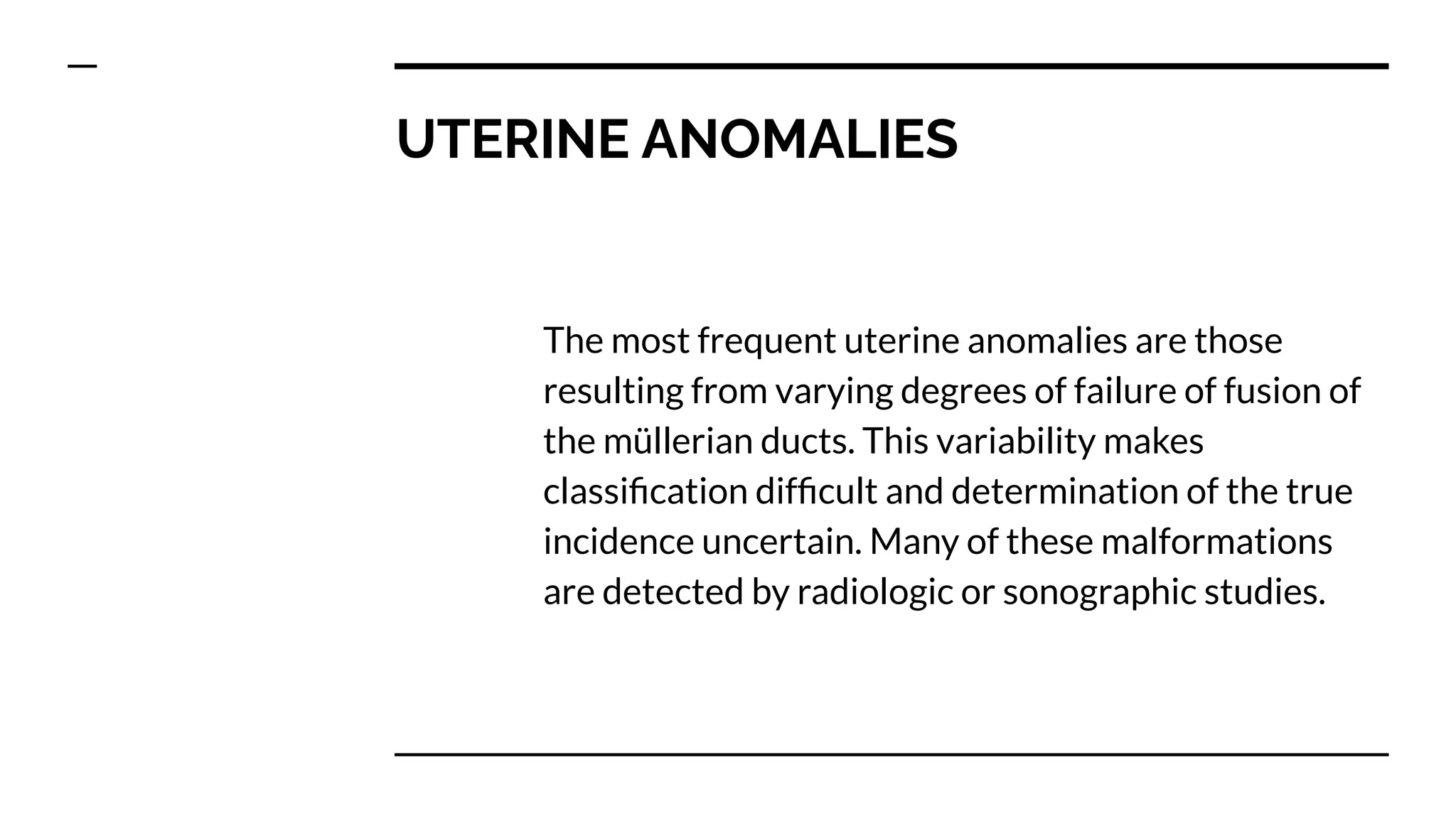 Abnormal development of female genitals organs | PDF