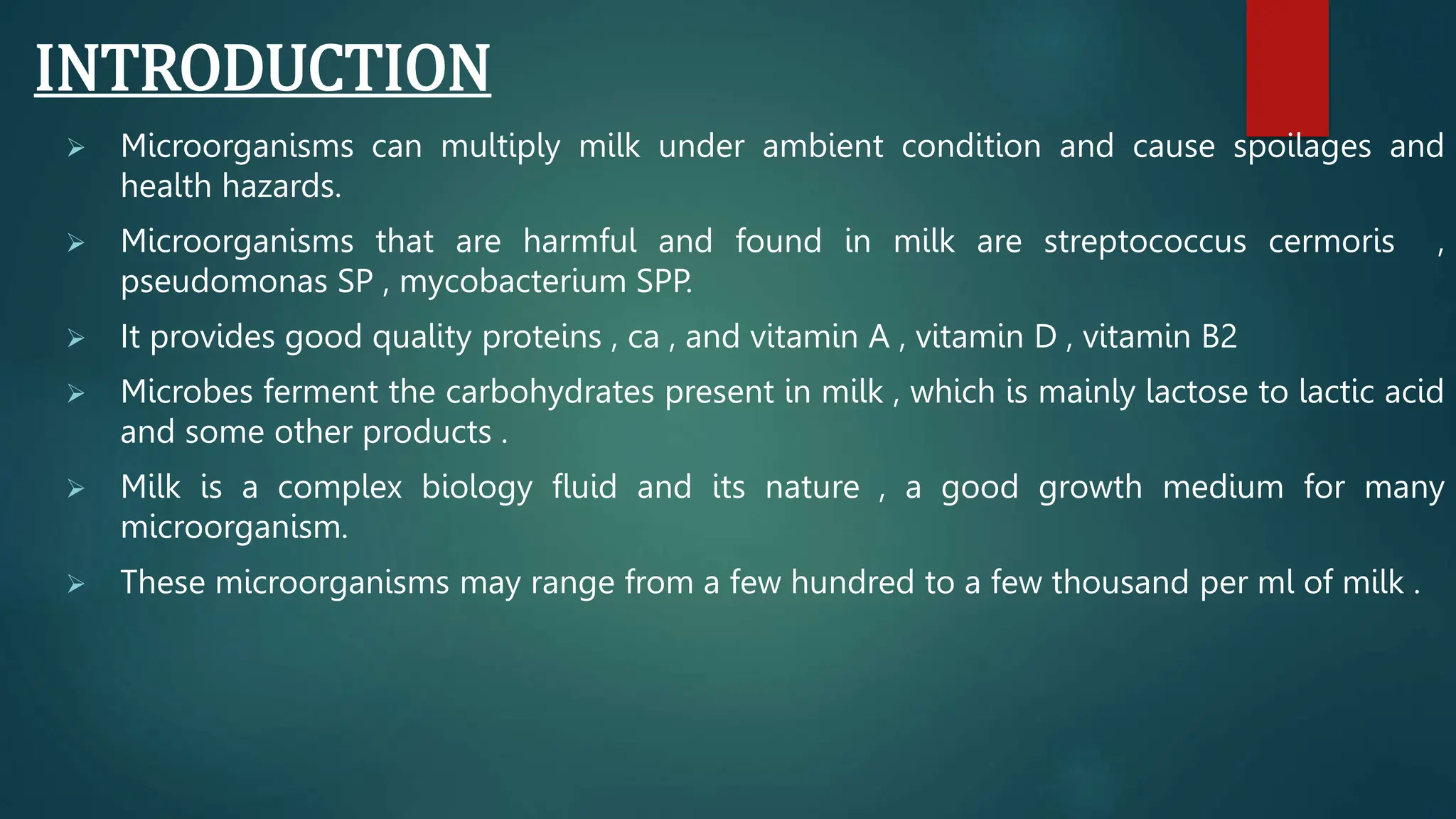 Microbes in dairy industries and types of microorganisms in milk | PPTX