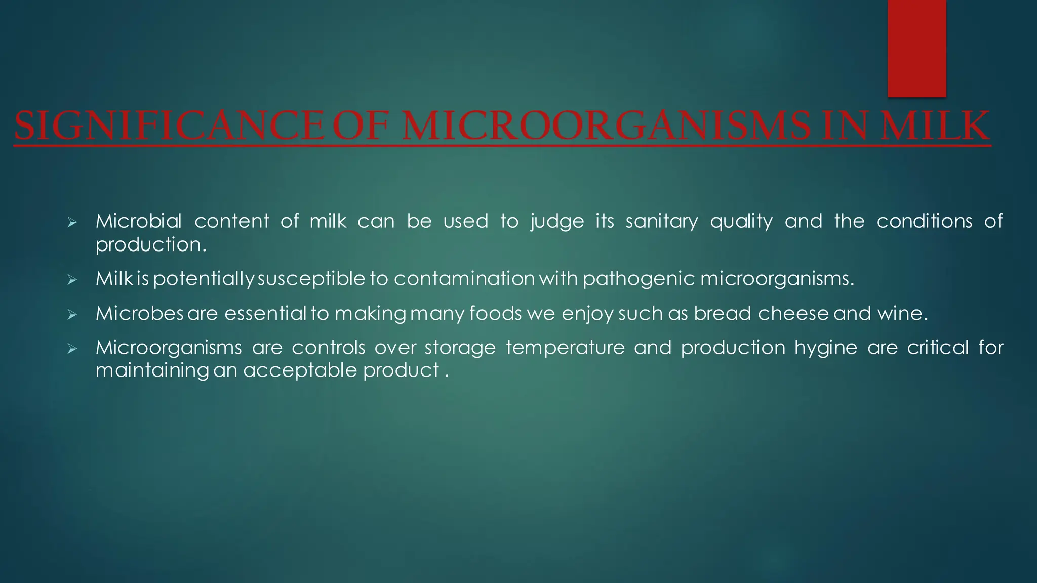 Microbes In dairy industries and its types of microorganisms in milk | PDF