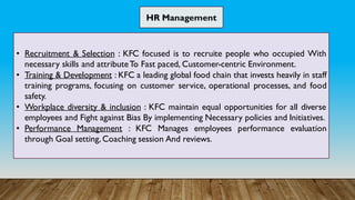 Overall operations of multinational company KFC | PDF