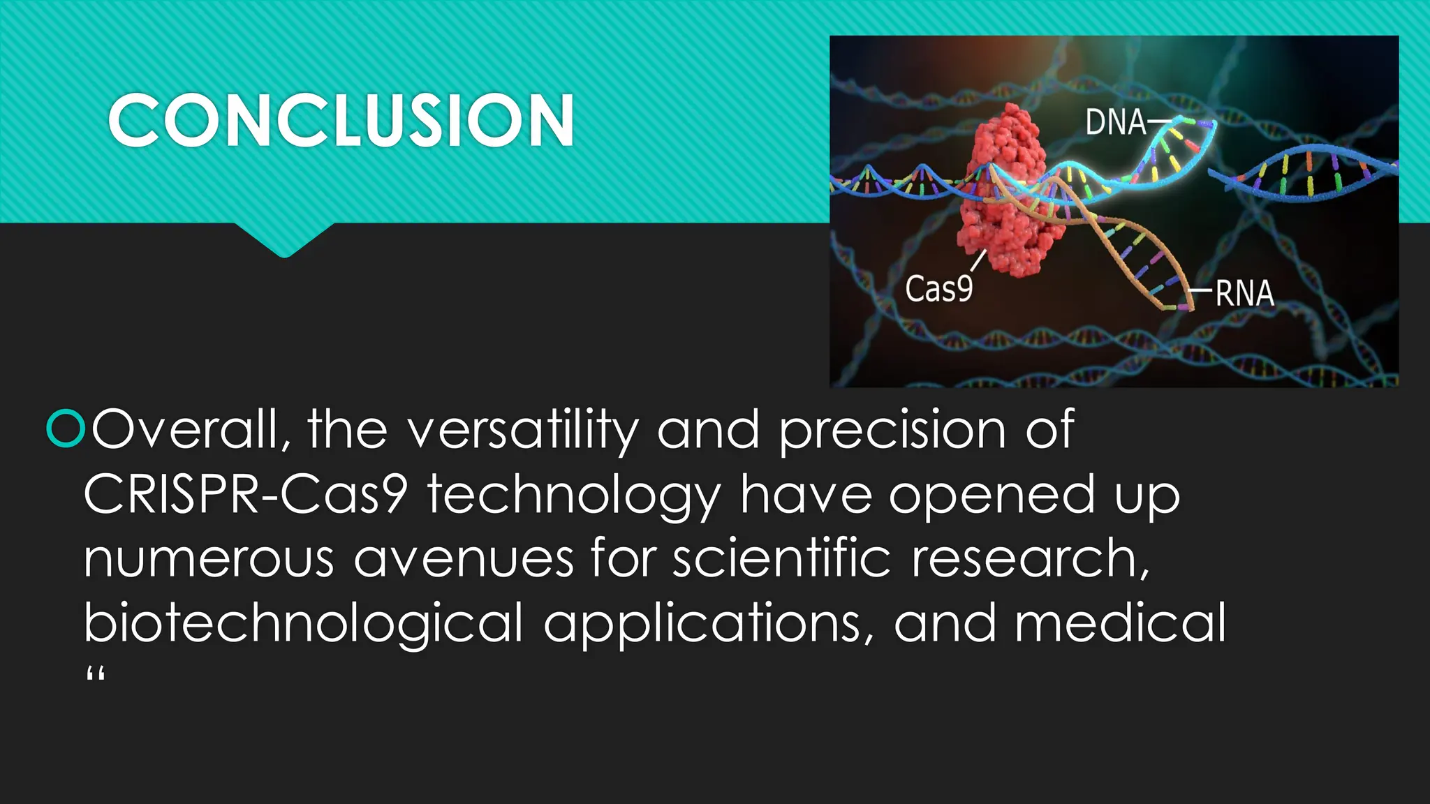 Introduction to CRISPR-Cas 9 and it's applications. | PDF