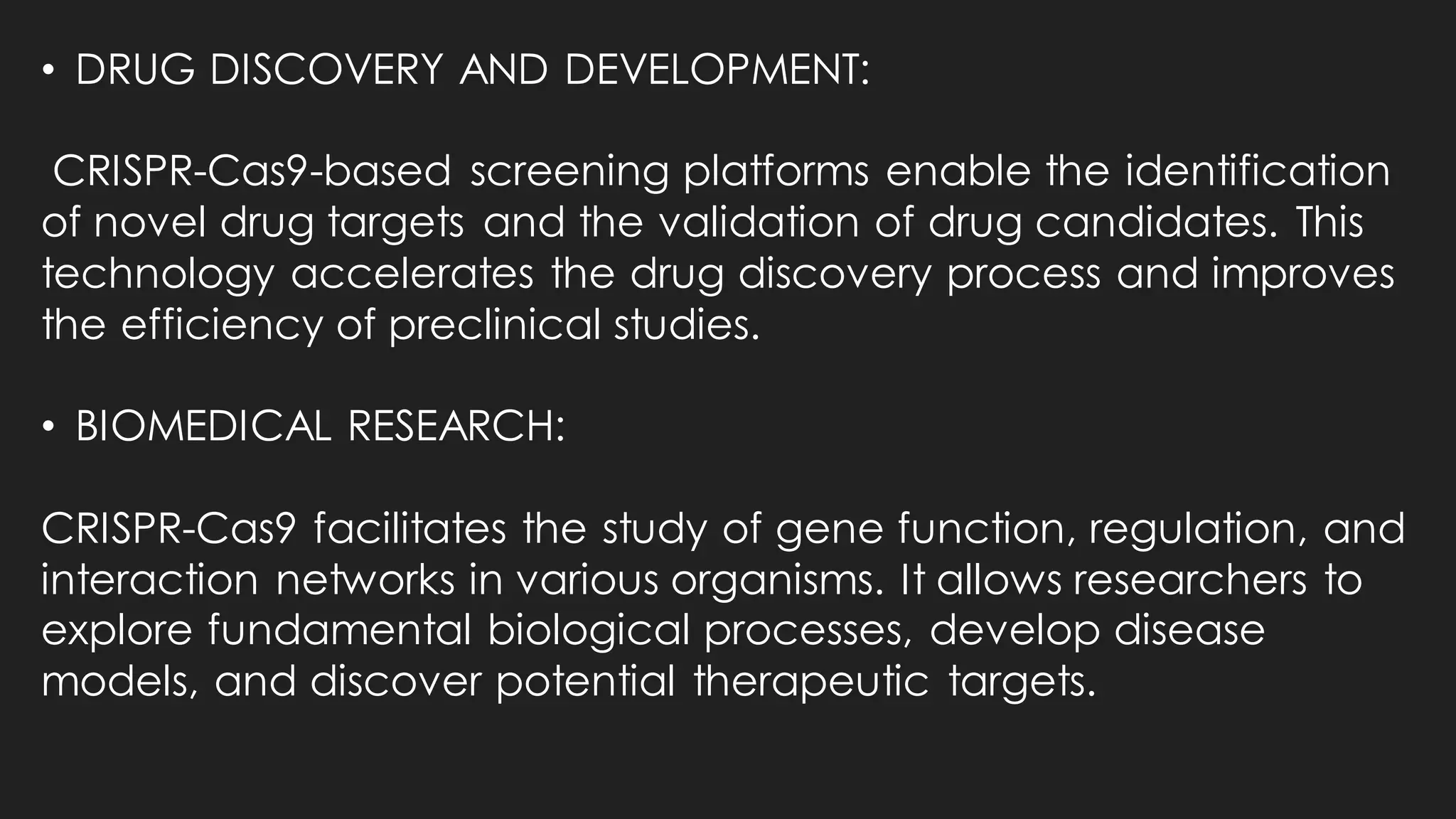 Introduction to CRISPR-Cas 9 and it's applications. | PDF