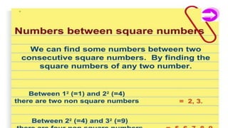 Square and Square root presentation by megha vermapdf | PPT