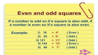 Square and Square root presentation by megha vermapdf | PPT