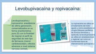 Presentación de tipos de anestesia, para estudiantes de enfermería | PPTX