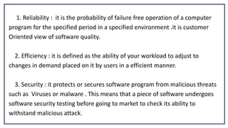 Software quality and maintainance pdf | PDF
