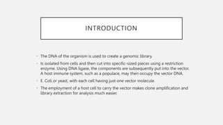 Genomic DNA And Complementary DNA Libraries construction. | PPT