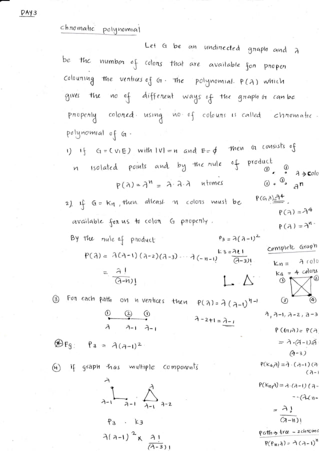 Graph Coloring Lecture Notesmat 206 Graph Theory Module 5 2019 Scheme