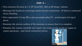 Manual removal of placenta ......ppt by sanjna thakur | PPTX