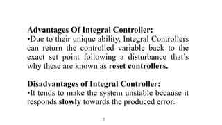 Integral controller, tuning of controller | PPTX