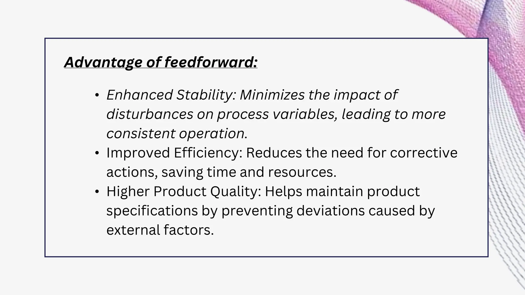 Feedback and Feedforward Control System for Fermentation Process | PPTX