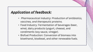 Feedback and Feedforward Control System for Fermentation Process | PPTX