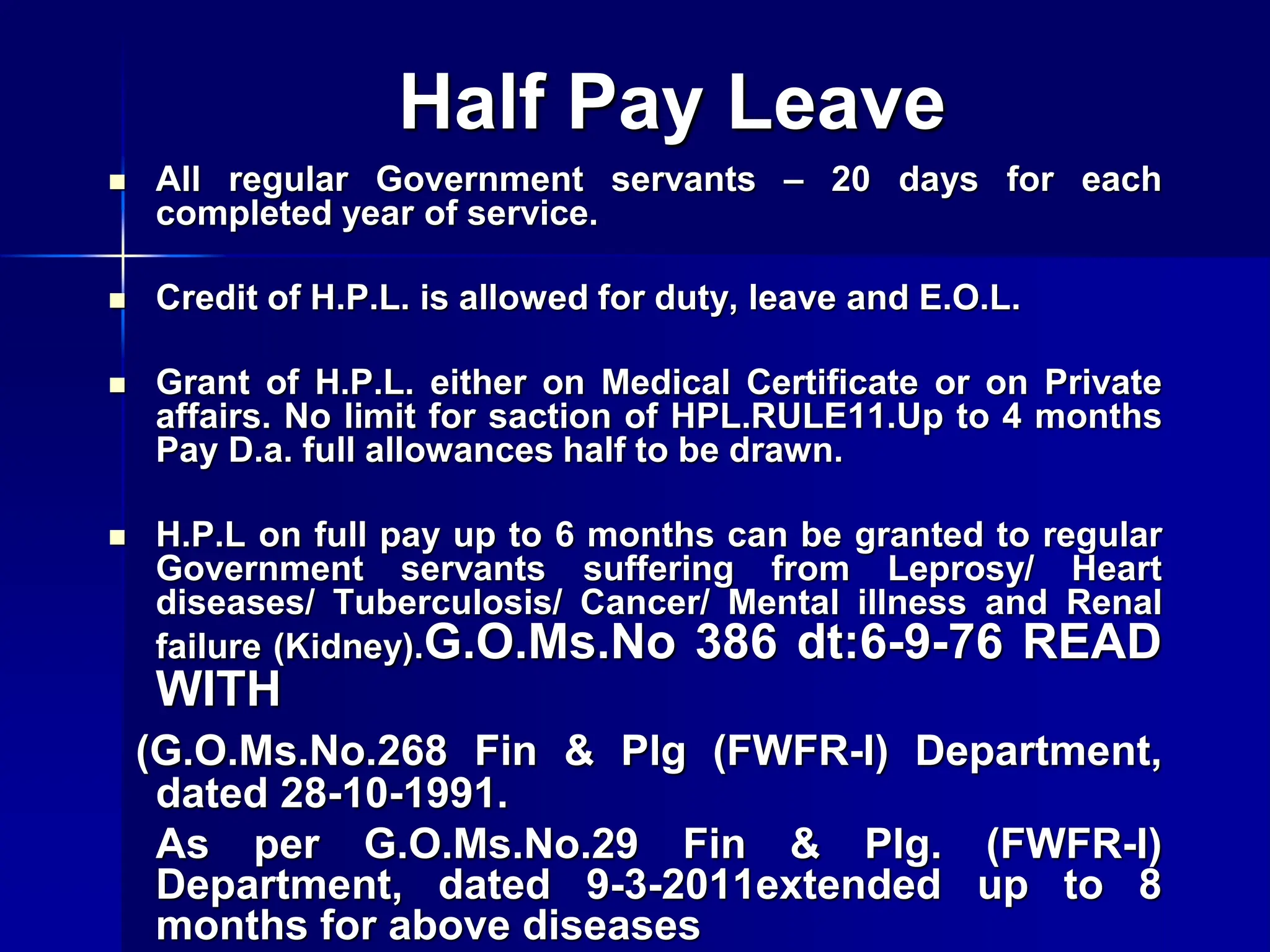 Leave rules of Andhra Pradesh for departmental exams | PDF