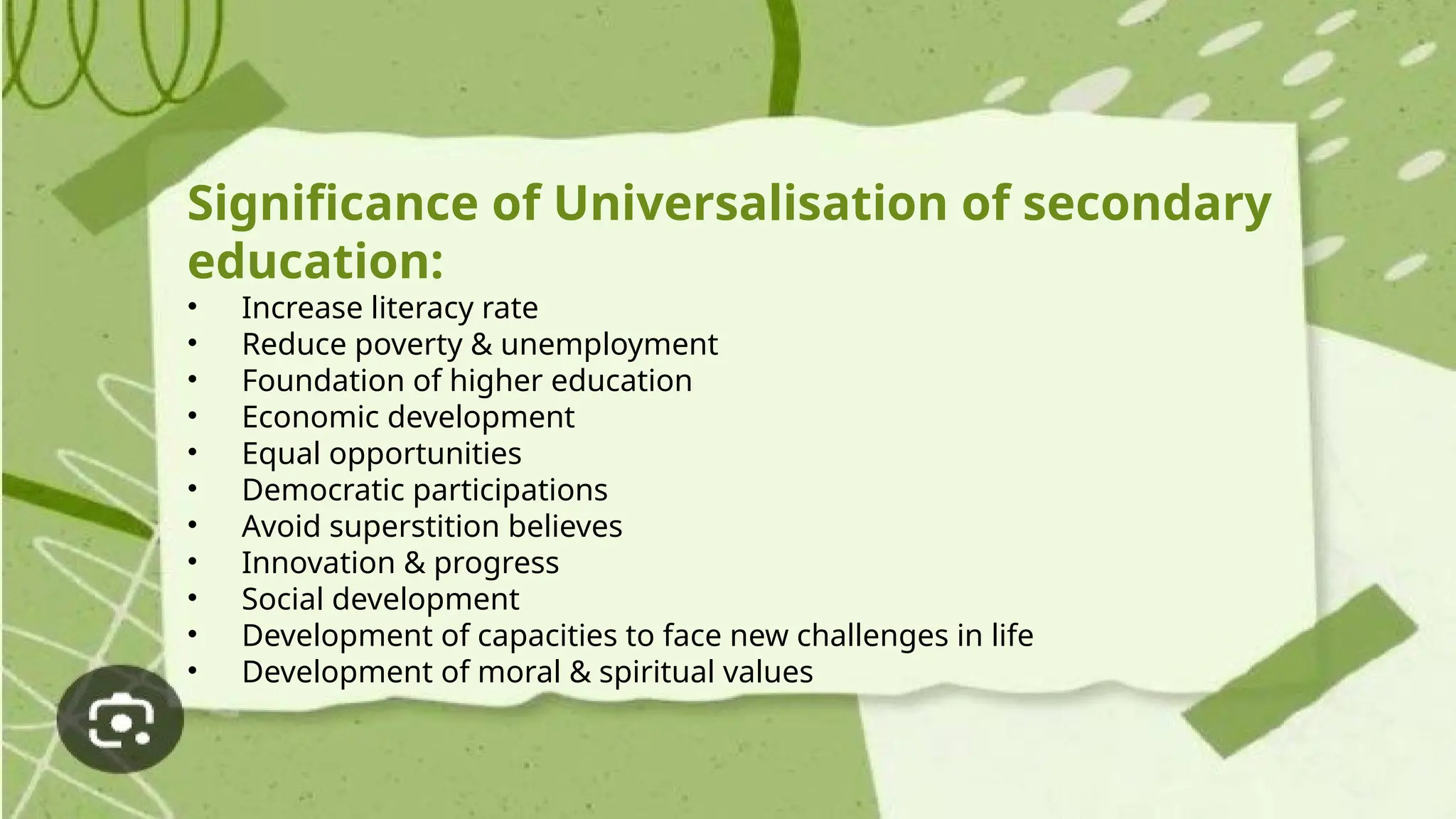Universalization of Secondary Education.pptx