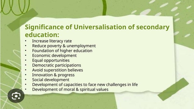 Universalization of Secondary Education.pptx