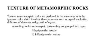 Structures and textures of metamorphic rocks | PDF | Geology | Science