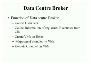 Cloudsim is a framework for modeling and simulation | PPT