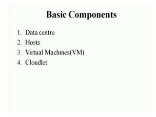 Cloudsim is a framework for modeling and simulation | PPT