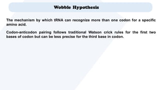 Genetic Code, Discovery of Genetic code. | PPT