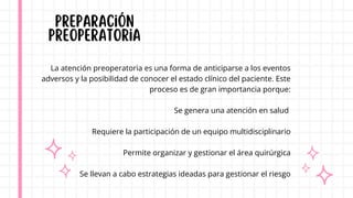 Acciones de enfermería en el preoperatorio | PDF