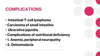 Celiac disease by Rutuja Mane bsc nursing | PDF