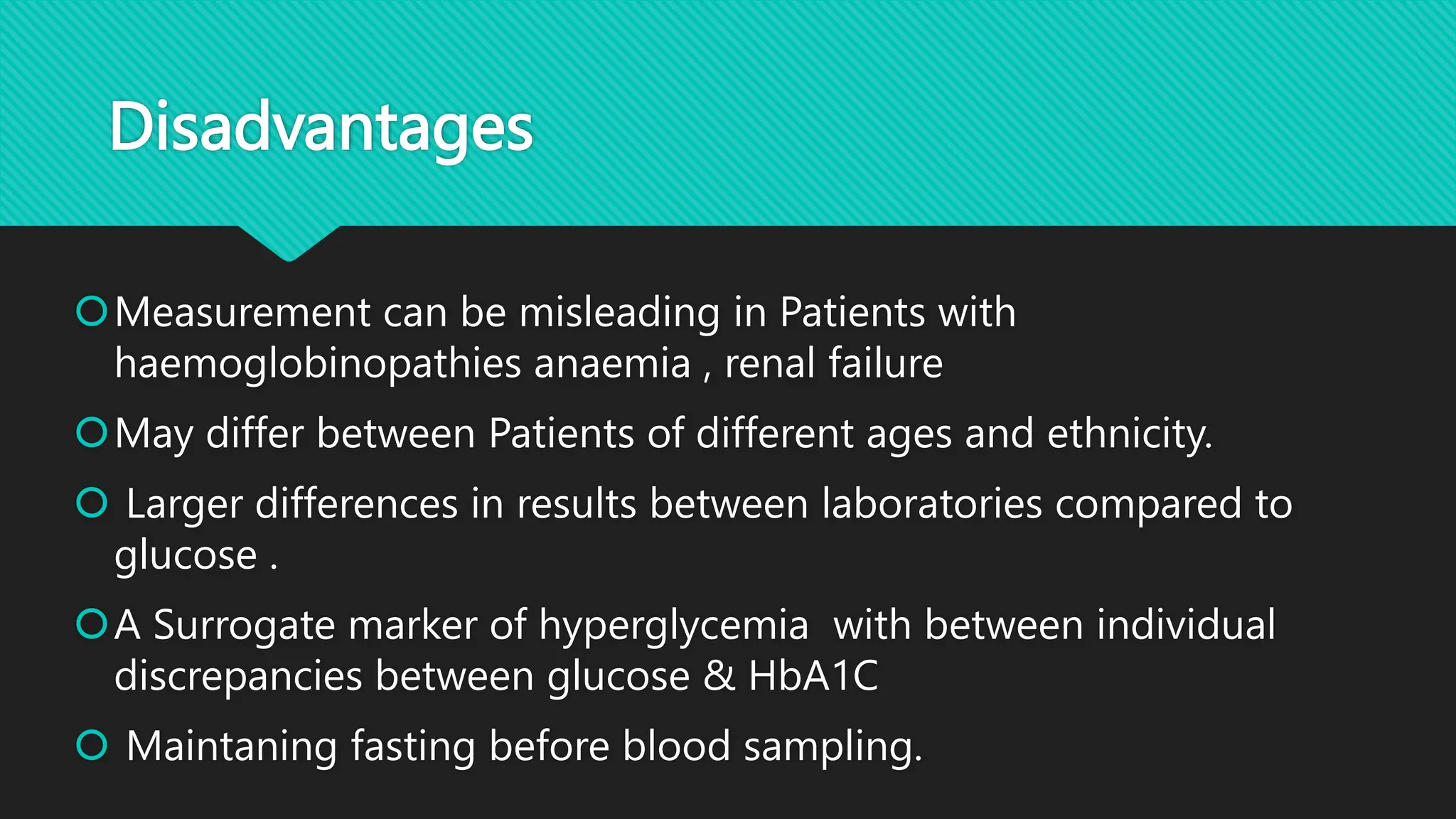Hemoglobin A 1 C test by Rutuja Mane | PPTX