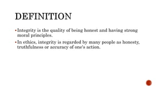 Honesty and integrity in professionalism ..pptx by Rutuja | PPT