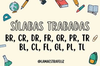 silabas trabadas para trabajar el lenguaje | PDF