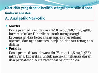 Obat anestesi umum general anesthesia drug | PPT