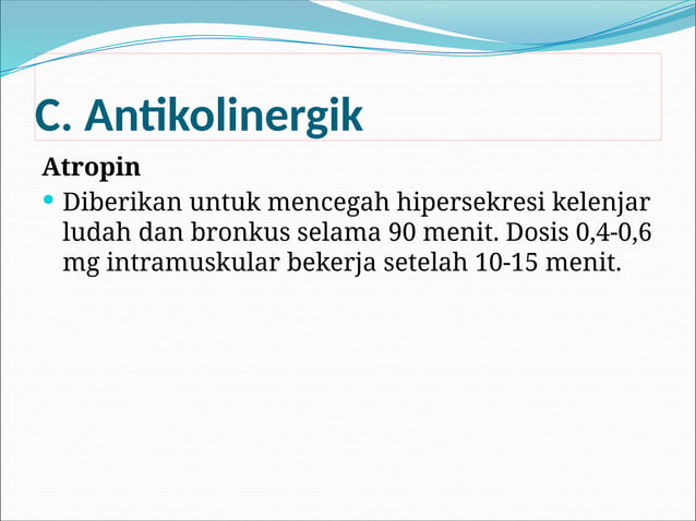 Obat anestesi umum general anesthesia drug | PPT