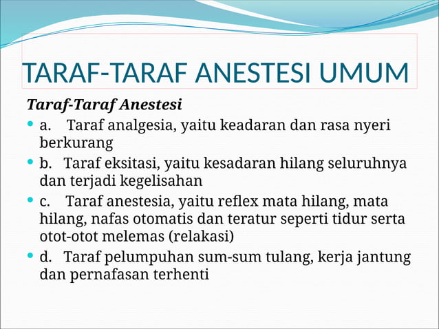 Obat anestesi umum general anesthesia drug | PPT