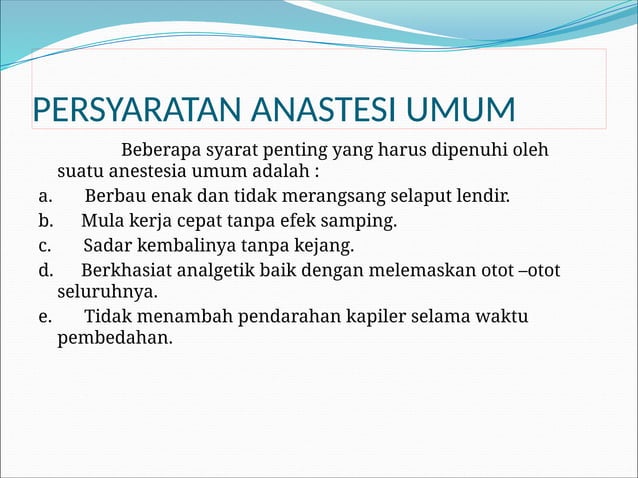 Obat anestesi umum general anesthesia drug | PPT