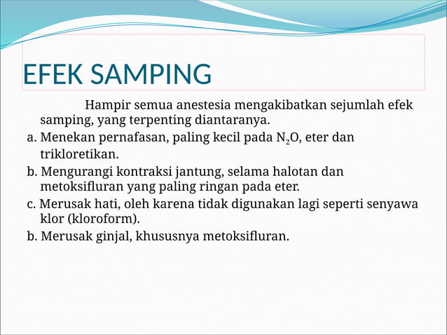 Obat anestesi umum general anesthesia drug | PPT