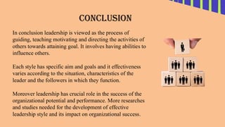 Leadership Styles & Organisational Impacts | PDF
