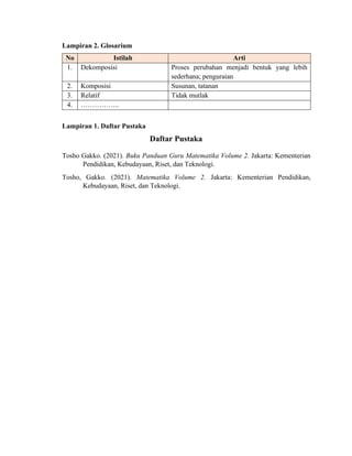 Rpp kelas 4 SD kurikulum rencana pembelejaran | PDF