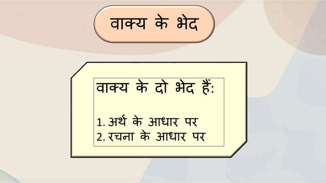 Vakya vichar ki paribhasha,bhed, ang, examples | PDF