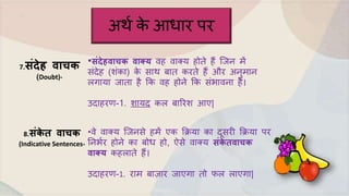 Vakya vichar ki paribhasha,bhed, ang, examples | PDF