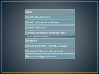 Diagnosis , staging , clinical features and management of CKD | PPTX