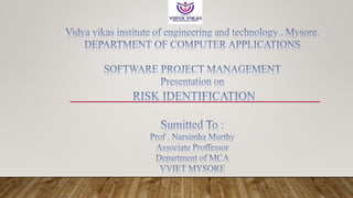 Presentation on software project management | PPTX