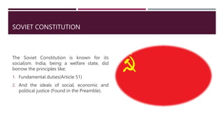 Sources of Indian Constitution: "Bag of Borrowings" | PPTX