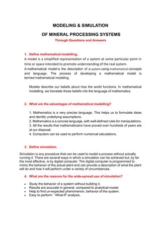 Modelling and simulation of mineral processing systems.pdf