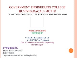 presentation of miniproject of ppt presentation | PPT