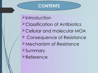 CELLULAR AND MOLECULAR MECHANISM OF ACTION AND RESISTANCE OF ...