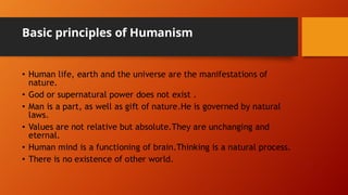HUMANISM -Principles, Features and Educational Implications | PDF ...