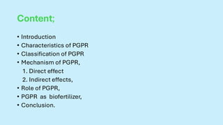 Plant growth promoting Rhizobacteria(PGPR) | PDF