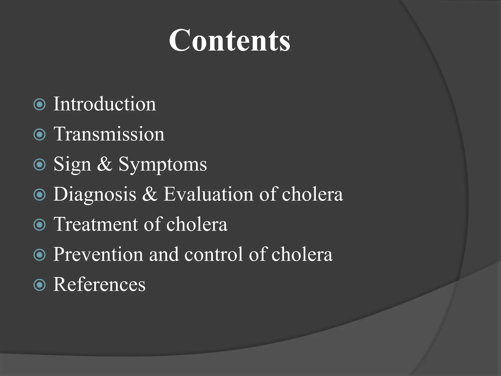 Cholera :Symptom, Diagnosis, prevention and treatment | PPTX ...